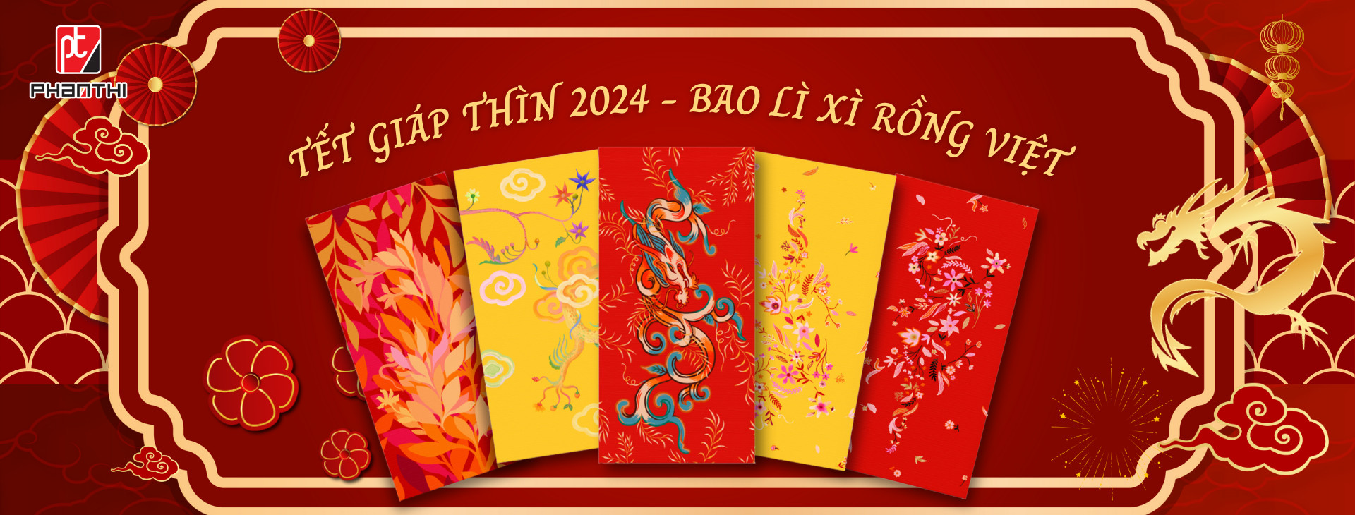TẾT GIÁP THÌN 2024 - BAO LÌ XÌ RỒNG VIỆT - PHAN THỊ